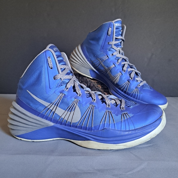Nike | Shoes | Nike Hyperdunk Shoes Mens 9 Blue Gray Swoosh Classic Hi ...